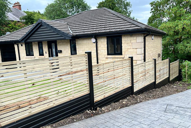 Slatted Lattice Panel | Cocklestorm Fencing