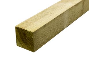 3" x 3" Wooden Post (Pressure Treated) | Cocklestorm Fencing