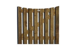 Custom Made Z Frame Dished Picket Gate | Cocklestorm Fencing