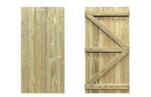 Custom Made Cladded Tongue & Groove Gate | Cocklestorm Fencing Ltd ...