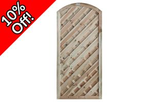 V Arched Garden Gate | Cocklestorm Fencing