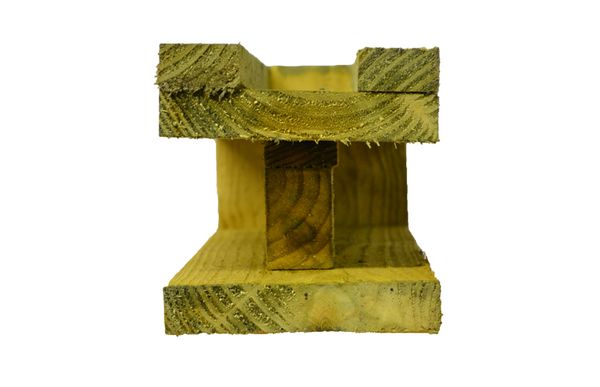 3 Way Fence Post Extension (Pressure Treated) | Cocklestorm Fencing Ltd.